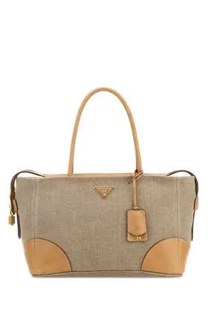 Prada Canvas Shopping Bag
