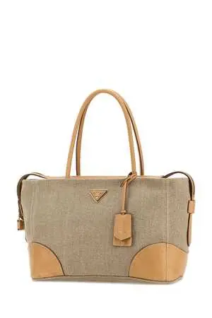 Prada Canvas Shopping Bag