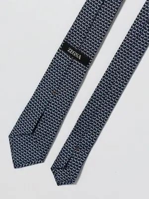 Zegna Printed Silk Tie