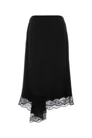 Alexander McQueen Crepe Skirt