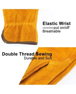 XDOVET Leather Work Gloves