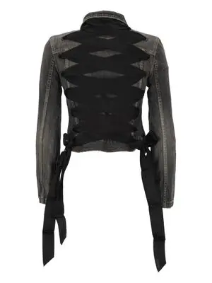Balenciaga Lace-up Denim Jacket
