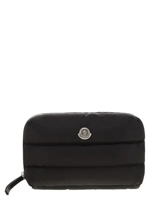 Moncler Caradoc Quilted Beauty Case - Black