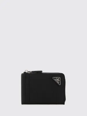 Prada Saffiano Leather Wallet - Black