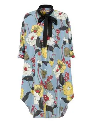 Marni Floral Cotton Dress