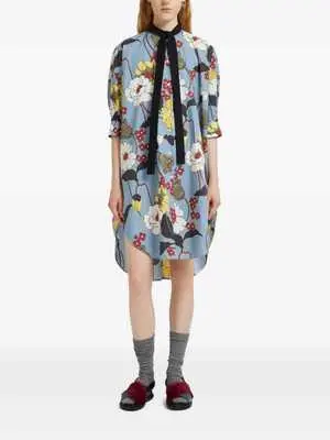 Marni Floral Cotton Dress