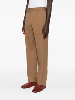 Fendi Wool Cigarette Trousers