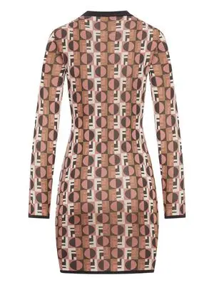 Fendi Optical Viscose Dress