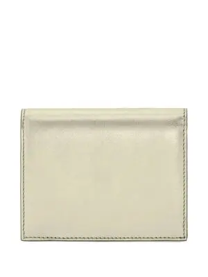 FERRAGAMO Gancini Laminated Leather Compact Wallet