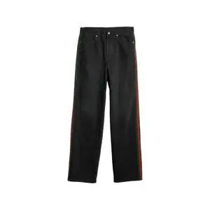 Gucci Denim Regular & Straight-leg Jeans - Black