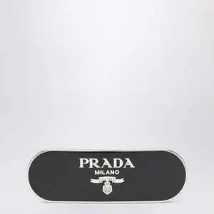Prada Metal Hair Clip - Black