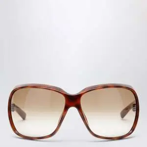 Gucci Havana Square Sunglasses - Brown