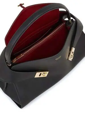 FERRAGAMO Bicolor Hug Soft Medium Shoulder Bag