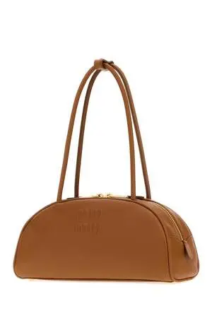 Miu Miu Caramel Leather Beau Shoulder Bag