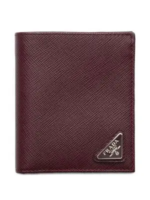 Prada Saffiano Leather Wallet - Red