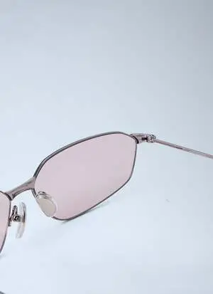 Balenciaga Invisible Oval Sunglasses