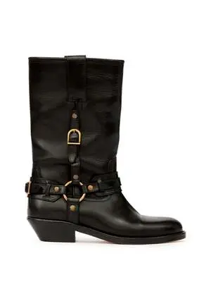 Isabel Marant Étoile Heiko Leather Boots With Straps