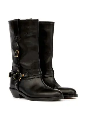 Isabel Marant Étoile Heiko Leather Boots With Straps