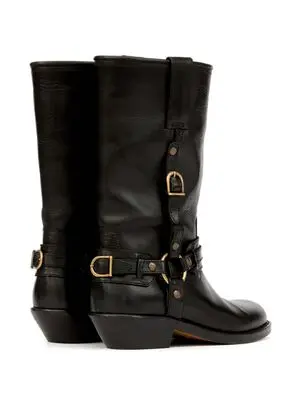 Isabel Marant Étoile Heiko Leather Boots With Straps