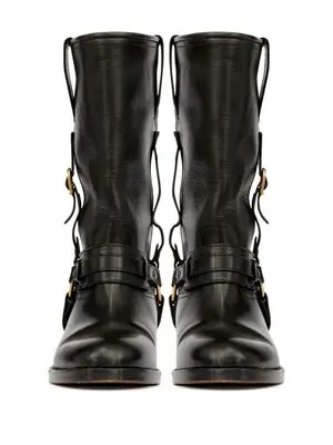 Isabel Marant Étoile Heiko Leather Boots With Straps