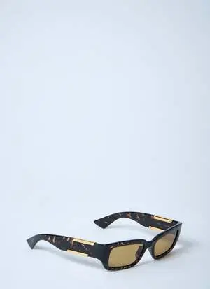 Bottega Veneta Dash Rectangular Sunglasses