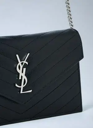 Saint Laurent Cassandre Envelop Chain Wallet