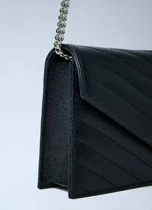 Saint Laurent Cassandre Envelop Chain Wallet
