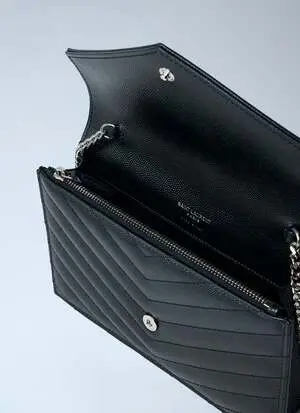 Saint Laurent Cassandre Envelop Chain Wallet