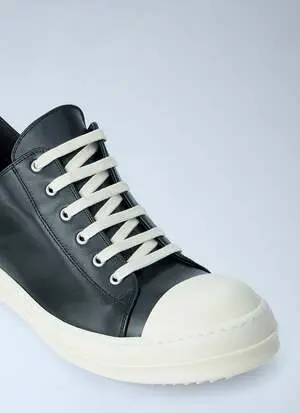 Rick Owens Leather Low-top Sneakers