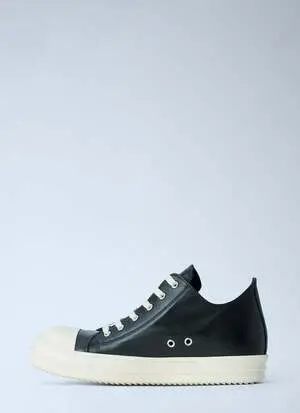 Rick Owens Leather Low-top Sneakers