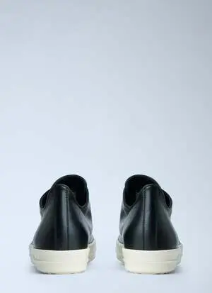 Rick Owens Leather Low-top Sneakers