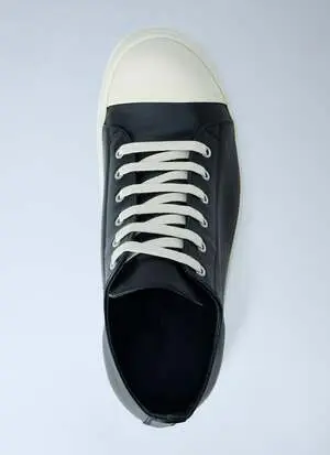 Rick Owens Leather Low-top Sneakers