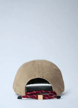 Miu Miu Embroidered Logo Cotton Cap