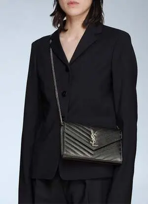 Saint Laurent Monogrammed Wallet Bag