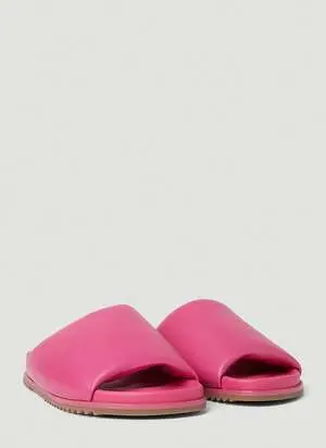 Rick Owens Leather Slider Sandals