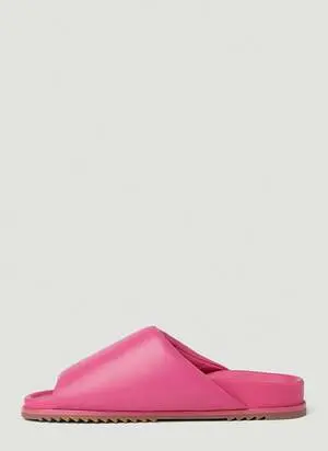 Rick Owens Leather Slider Sandals