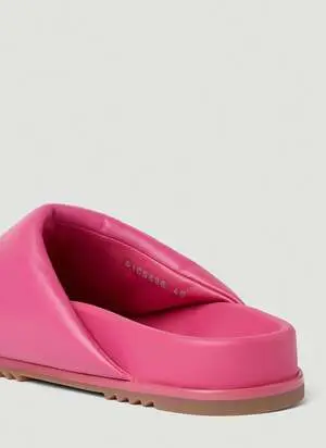 Rick Owens Leather Slider Sandals