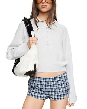 Lioness Coco Knit Button Placket Top