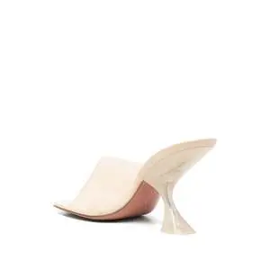Amina Muaddi Taylor 90 Neutral Shoes