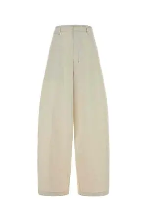 LEMAIRE Cotton Wide-leg Pant - White