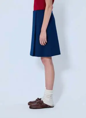 Miu Miu Technical Jersey Mini Skirt