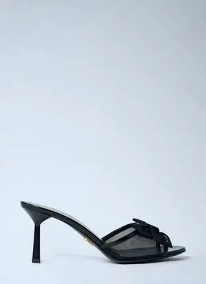 Prada Mesh Heeled Mules