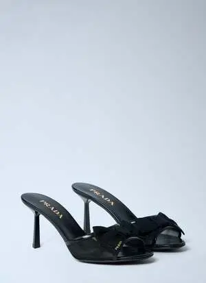 Prada Mesh Heeled Mules