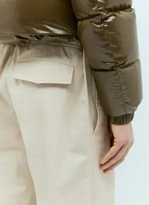 Moncler Drawstring Poplin Pants