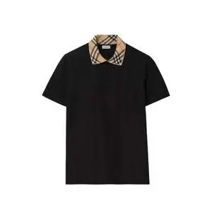Burberry Polo Shirts - Black