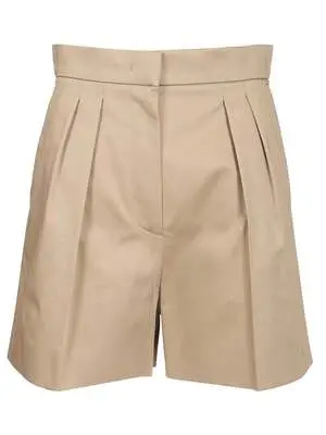 Max Mara Stretch Cotton Satin Shorts