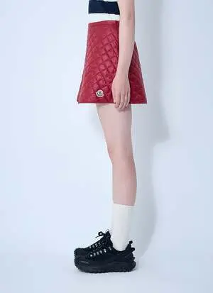 Moncler Quilted Mini Skirt