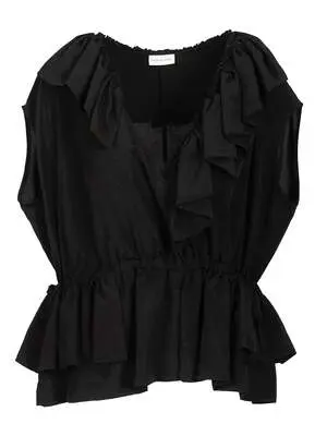 Dries Van Noten Jersey Top With Belt