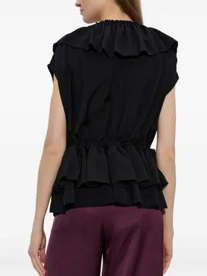 Dries Van Noten Jersey Top With Belt