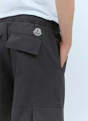 Moncler Logo Patch Cargo Pants